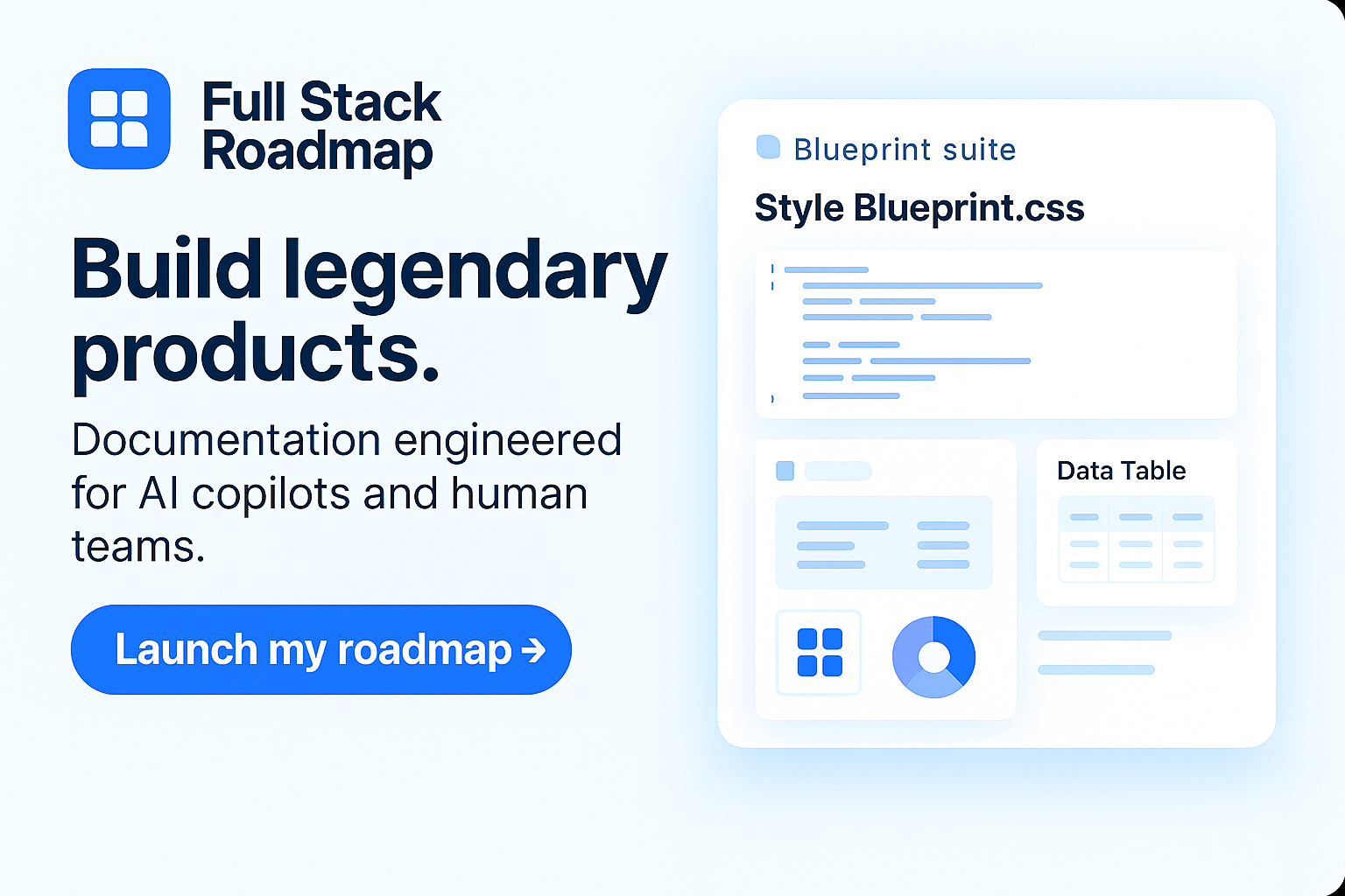 Full Stack Roadmap - Get AI context documents & UI designs for AI ...